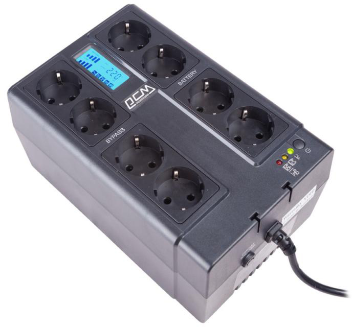 ДБЖ Powercom CUB-850N LCD – фото, відгуки, характеристики в інтернет-магазині ROZETKA | Купити в ...
