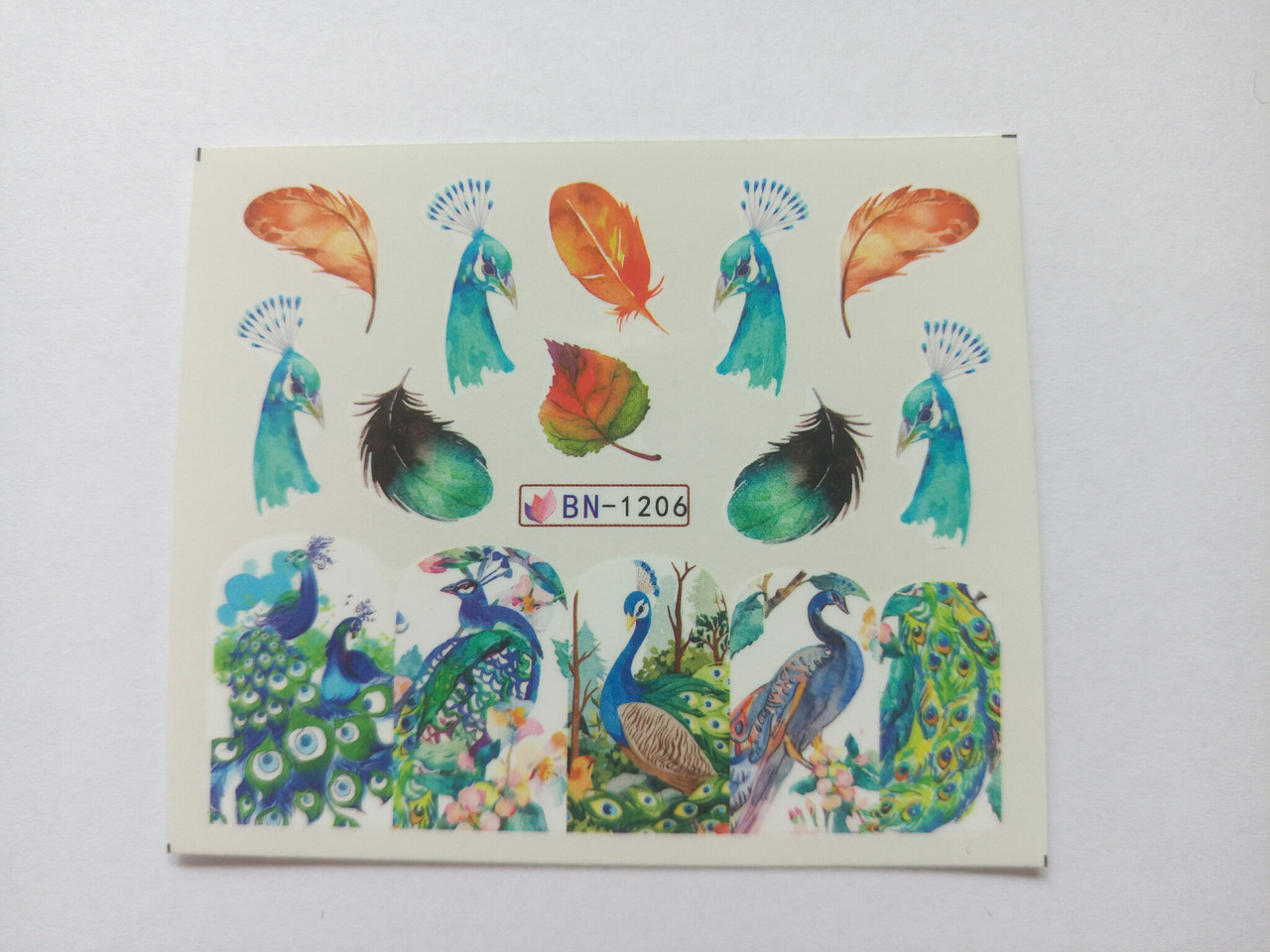 Слайдер-дизайн для ногтей Nail Sticker bn-1206 от продавца: MaryLak – в ...