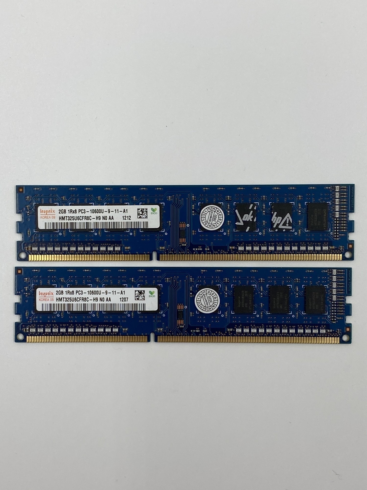 Оперативная память Hynix DIMM 4Gb (2*2Gb) DDR3 1333Mhz PC3-10600 ...
