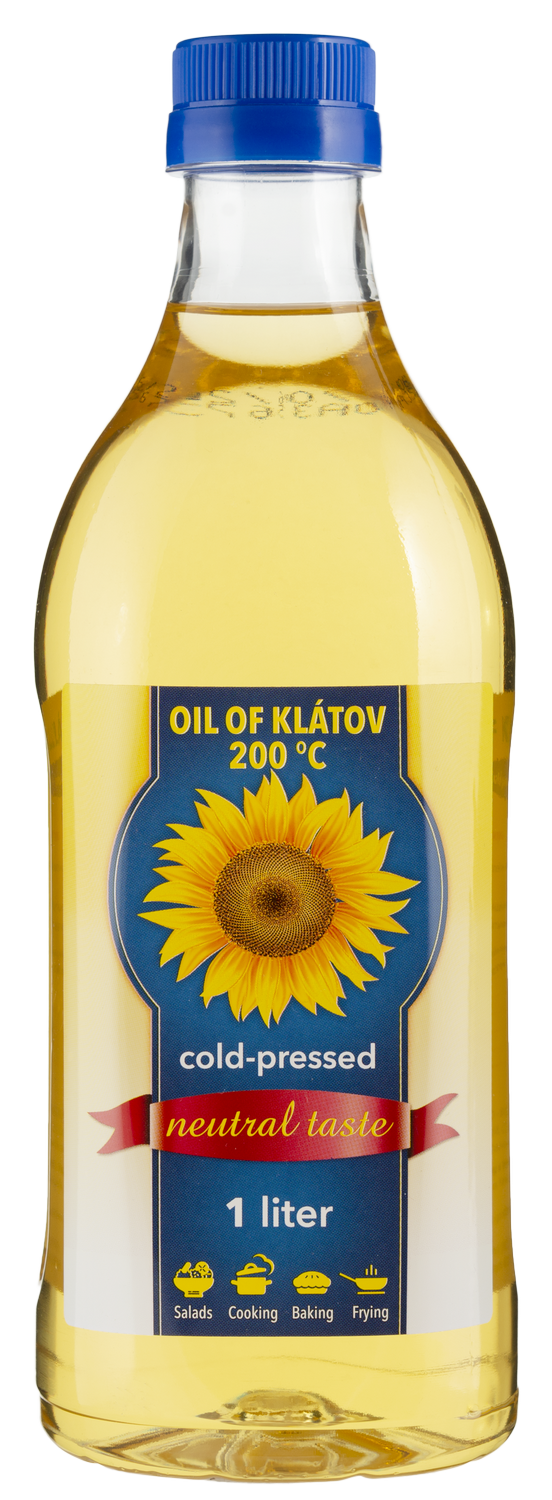 Масло подсолнечное Oil of Klatov холодного отжима органическое 1 л ...