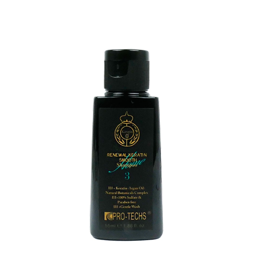 Шампунь без сульфатов PRO-TECHS Keratin 0+ 3 Renewal Smooth Shampoo 55 ...