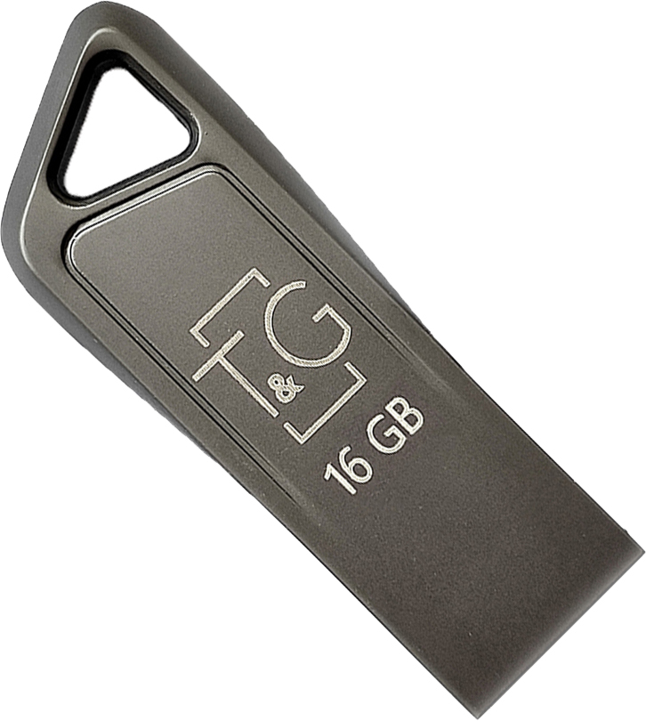Флеш память USB T&G Metal Series 114 16GB USB 2.0 Black (TG114-16G ...