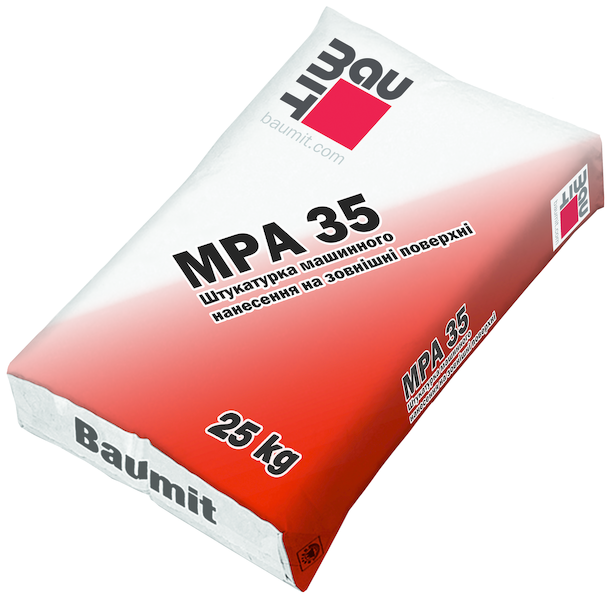 Штукатурная смесь Baumit MPA 35, 25 кг – низкие цены, кредит, оплата ...