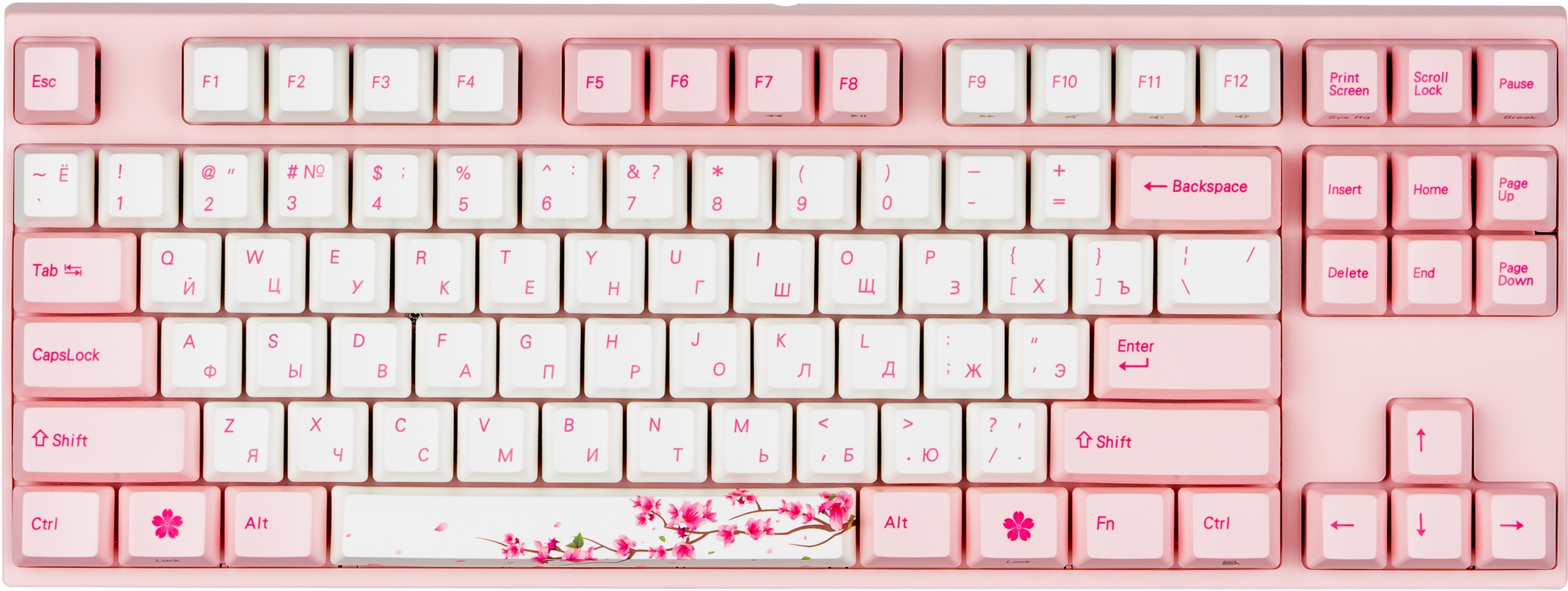 Клавиатура проводная Varmilo VA87M Sakura Cherry MX Brown USB (VA87MN2P ...