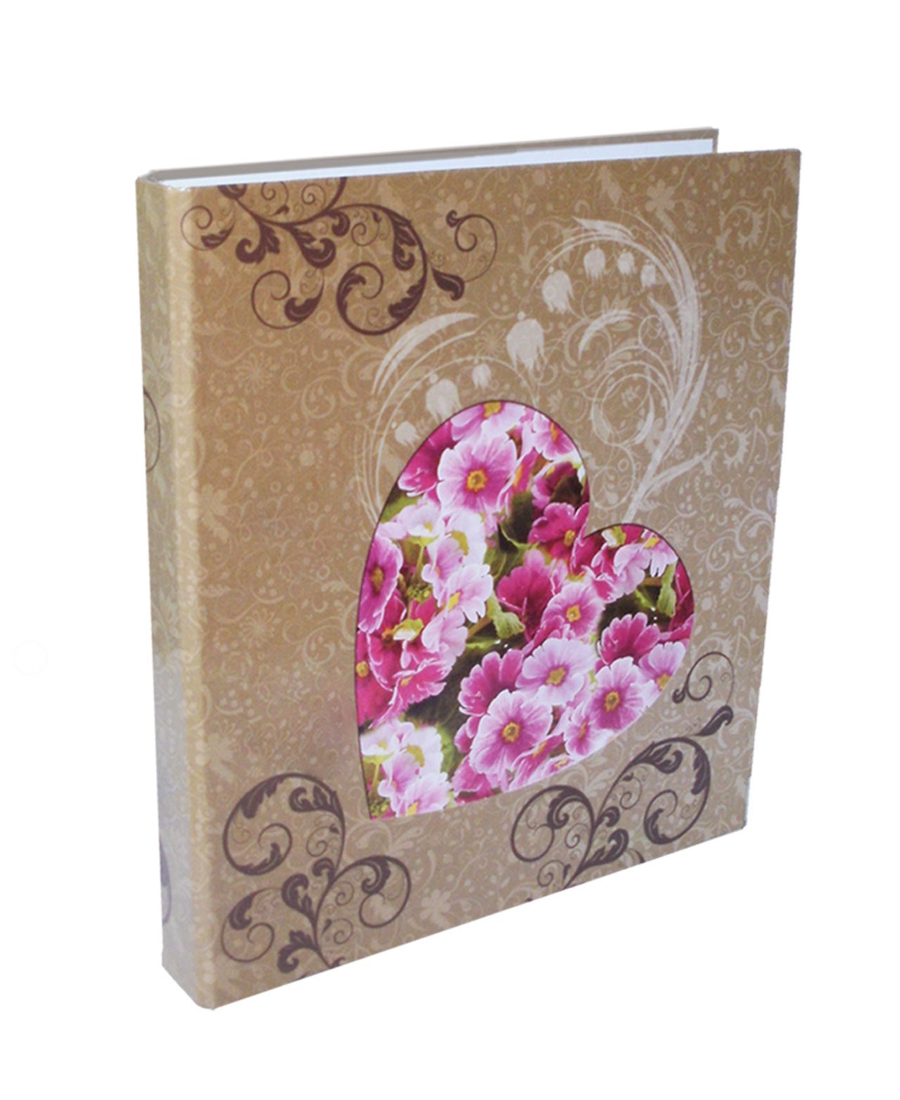 Папка с зажимом Miniclip, А4, PP-покрытие, полноцветная, Сердце (321\S ...