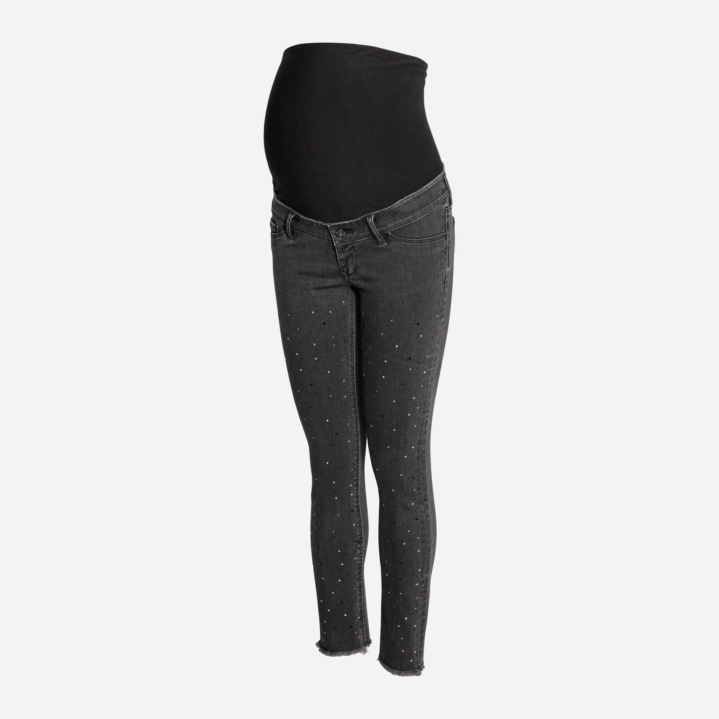 Джинсы для беременных Skinny женские H&M Mama XAZ089232HFEW 36 Темно ...