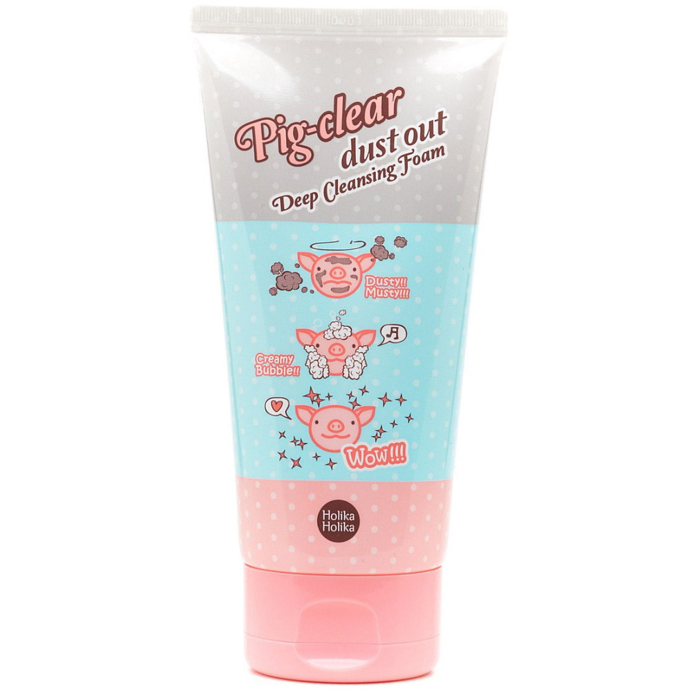 Пенка для умывания для кожи с расширенными порами Holika Holika Pig ...