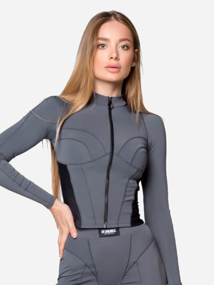 Лонгслив спортивный Designed for Fitness 518421010 M/L Серый ...