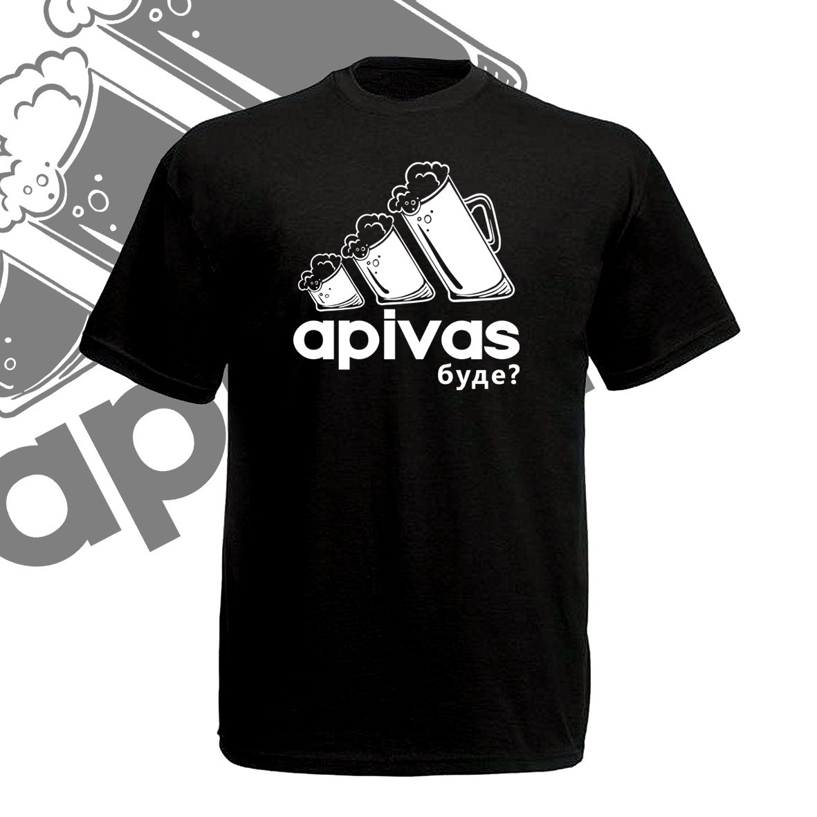 Футболка GBI "Apivas Буде" прямая классика, черный, L, ФЧ-0164 от ...