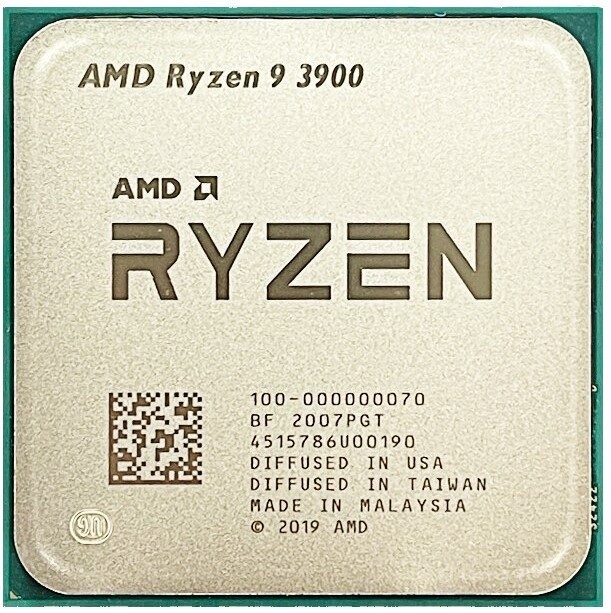 Процессор AMD Ryzen 9 PRO 3900 3.1GHz/64M (100-000000072) sAM4, tray ...
