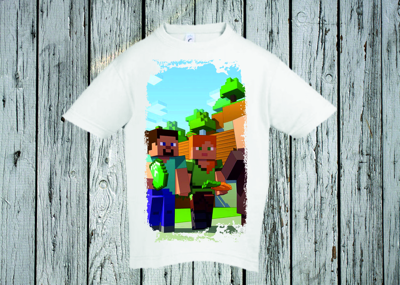 Футболка YOUstyle майнкрафт 0273 116(08Y) White от продавца: YOU – в ...