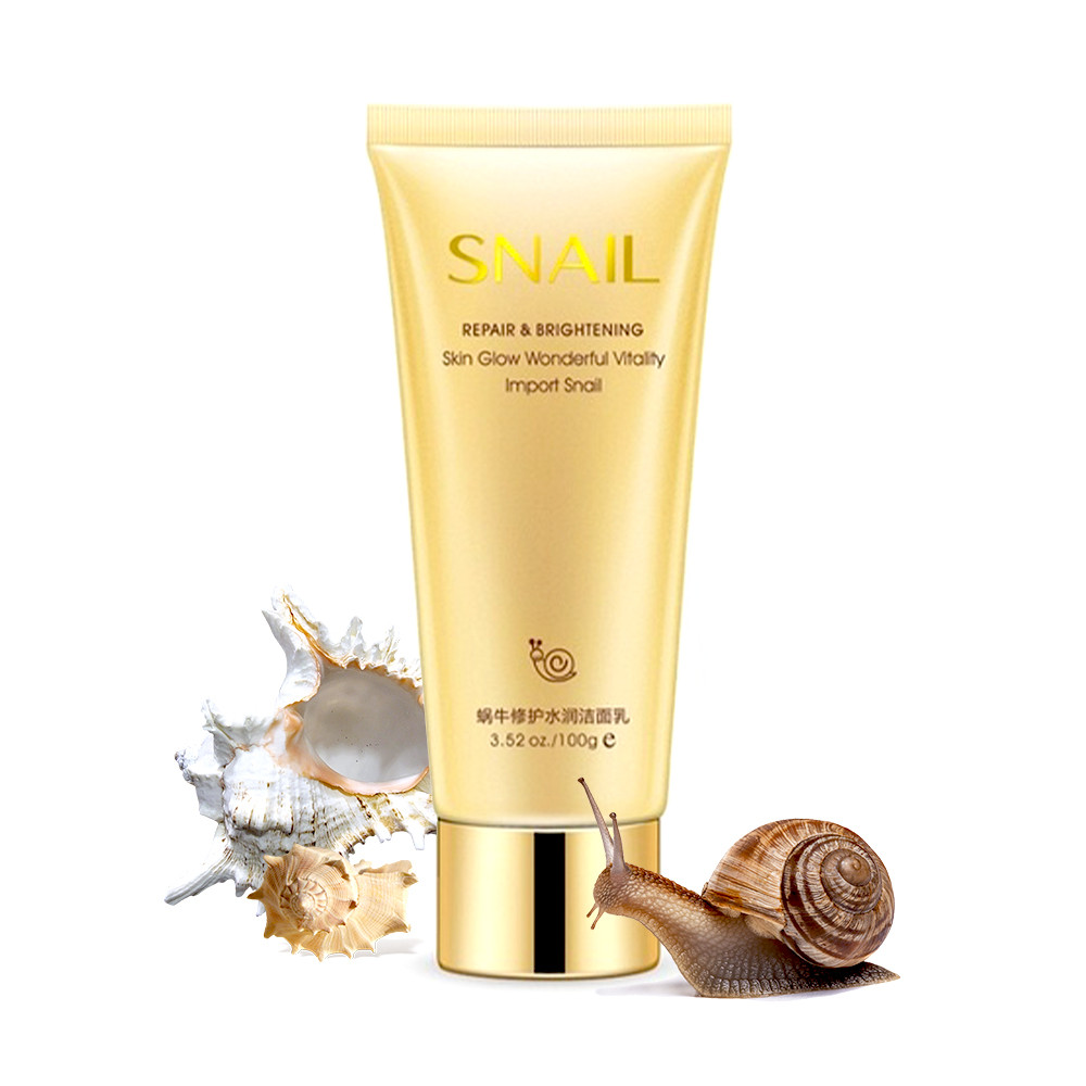 Пенка BIOAQUA SNAIL Repair & Brightening для умывания с муцином улитки ...