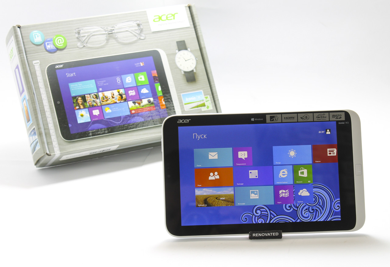 Планшет Acer Iconia W3-810 Intel Windows 8 2Gb+64Gb ЯК новий (% Батареї ...