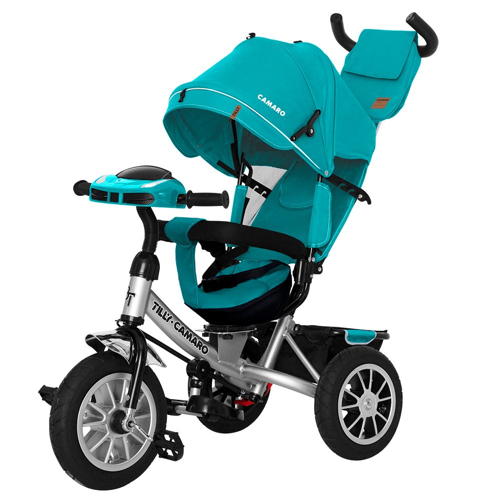 Велосипед трехколесный TILLY Camaro T-362/2 Зеленый со световыми и ...