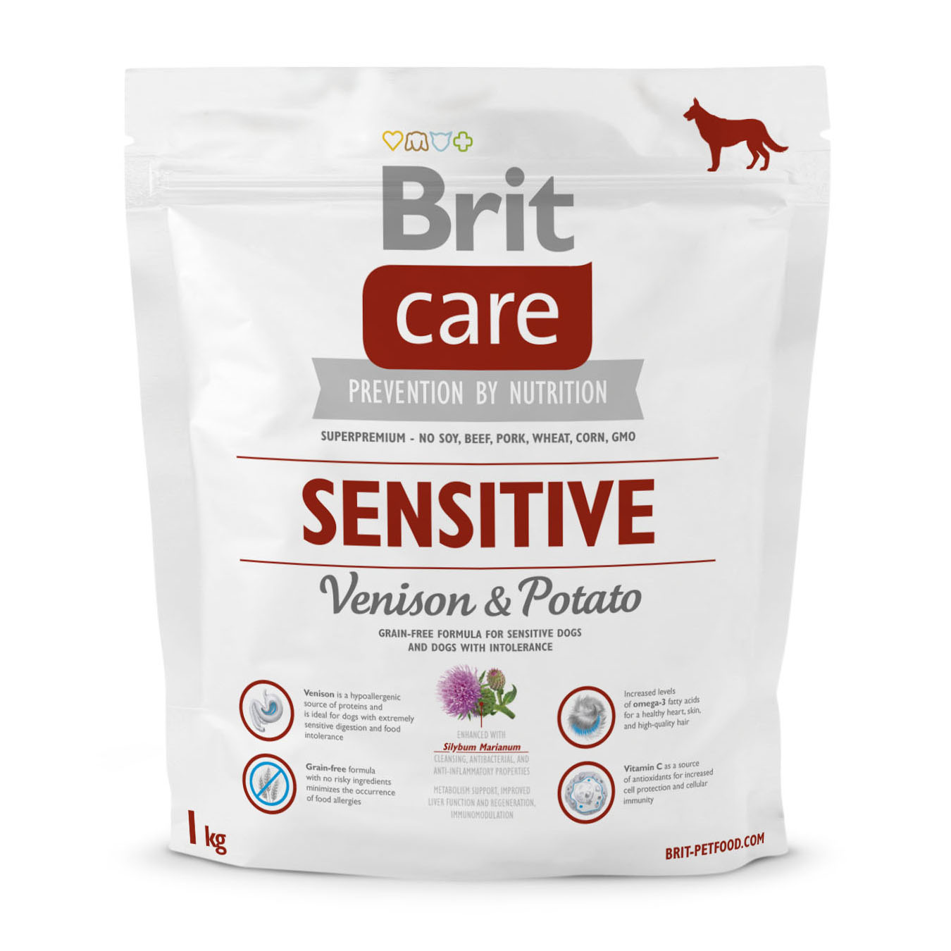 Корм для собак Brit Care Sensitive Venison & Potato (для взрослых собак ...
