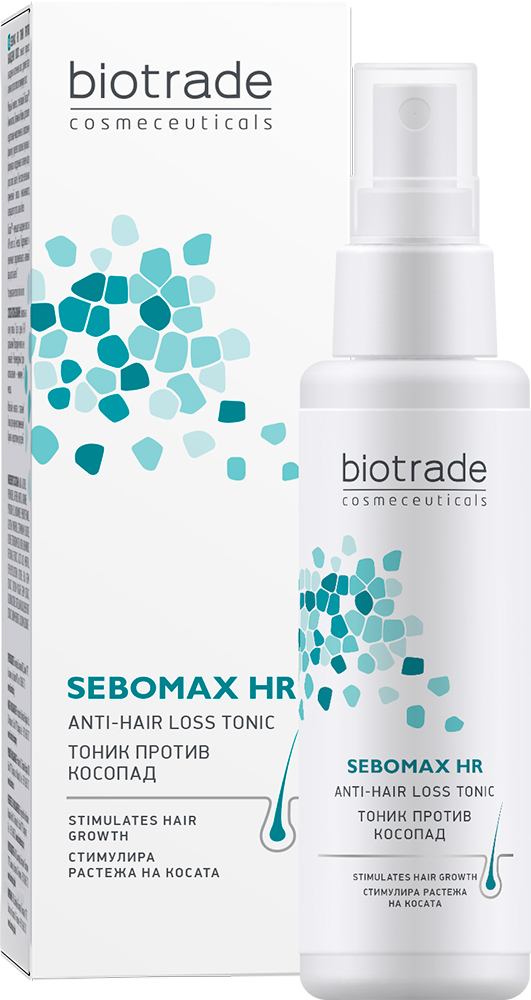 Тонізуючий лосьйон проти випадіння волосся Biotrade Sebomax HR 75 мл ...