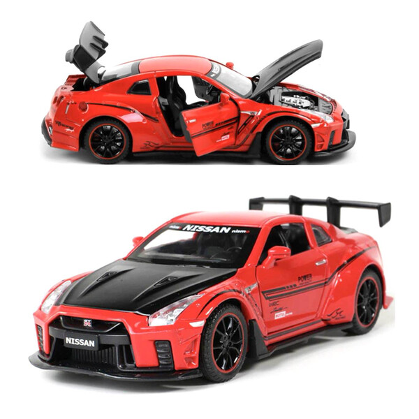 Машинка детская Nissan GTR R35 металлическая моделька игрушка ...