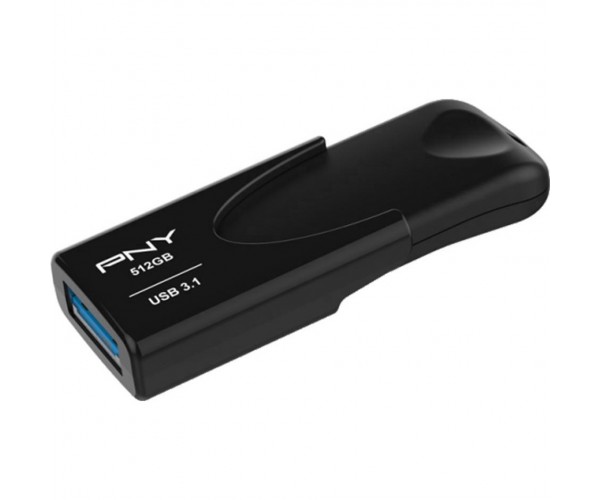 Флешка PNY 512 GB Attache 4 USB3.1 Black (FD512ATT431KK-EF) – фото ...