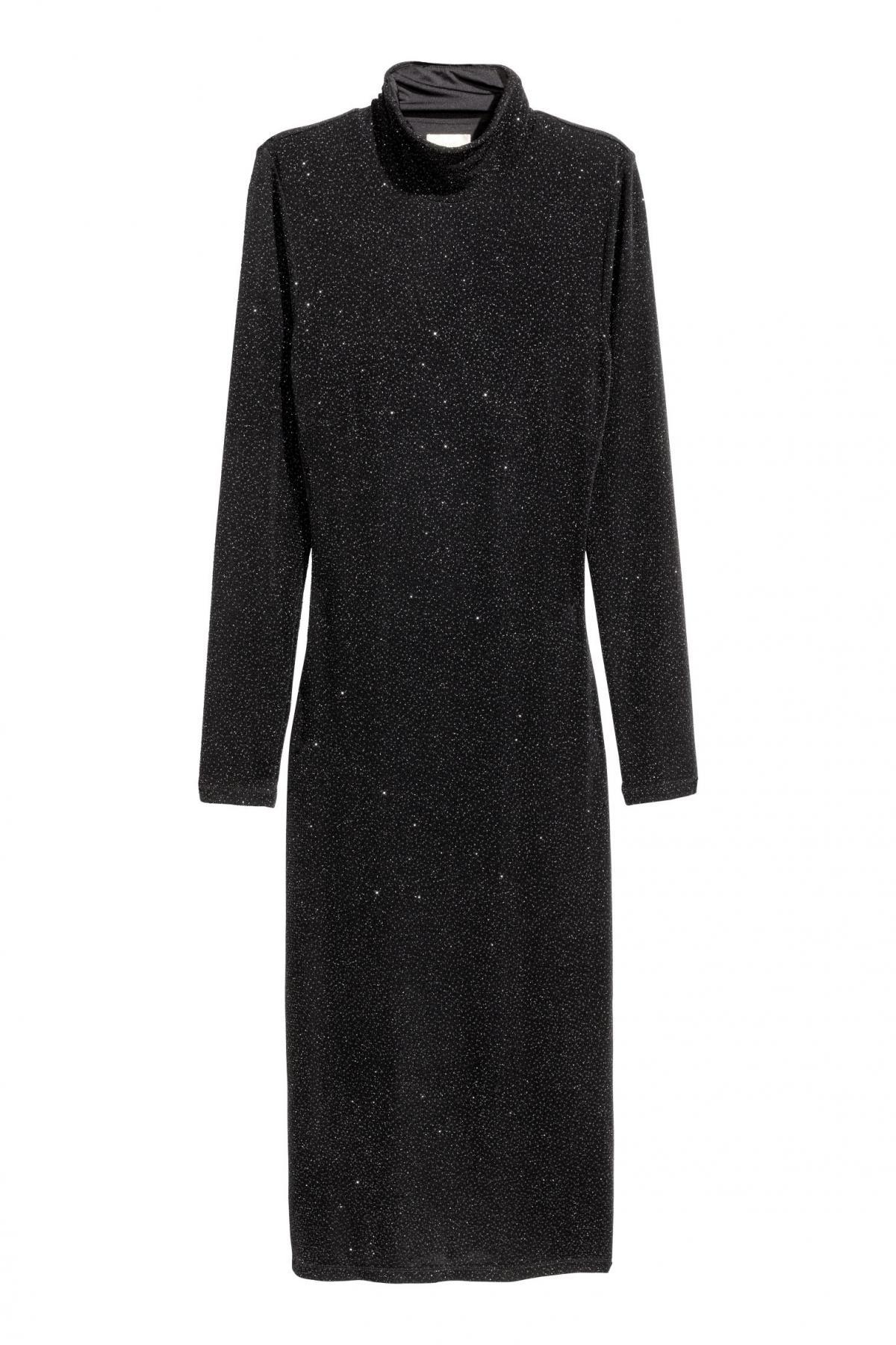 Платье с высоким воротом H&M eur 36 Черное (7082-0449698002) от продавца: World of brands – в ...