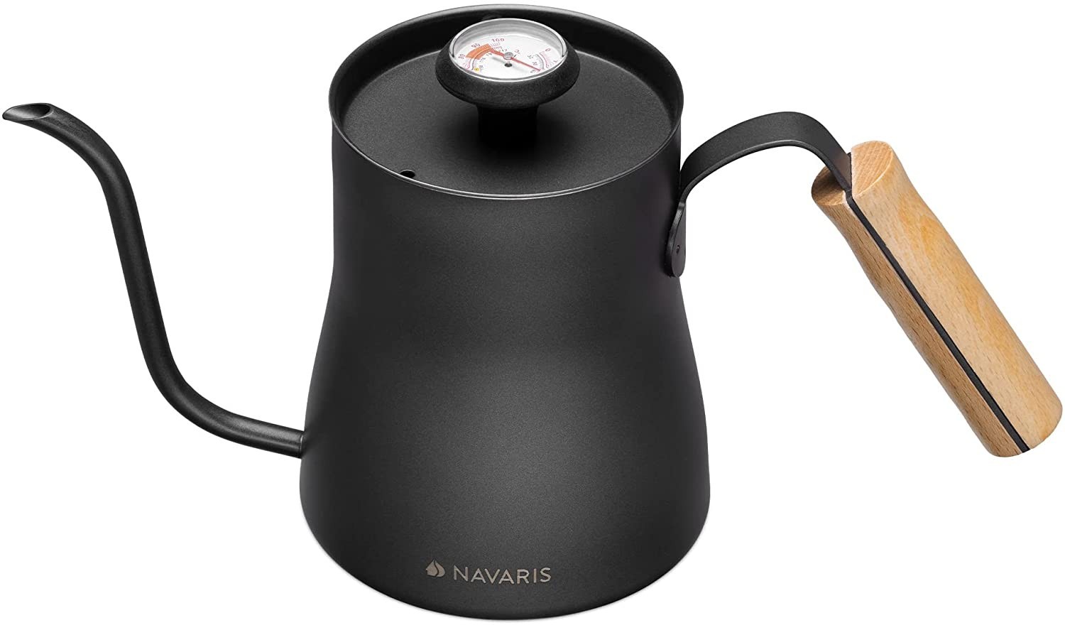 Чайник Navaris с термометром для заваривания кофе, 1000 ml – фото ...