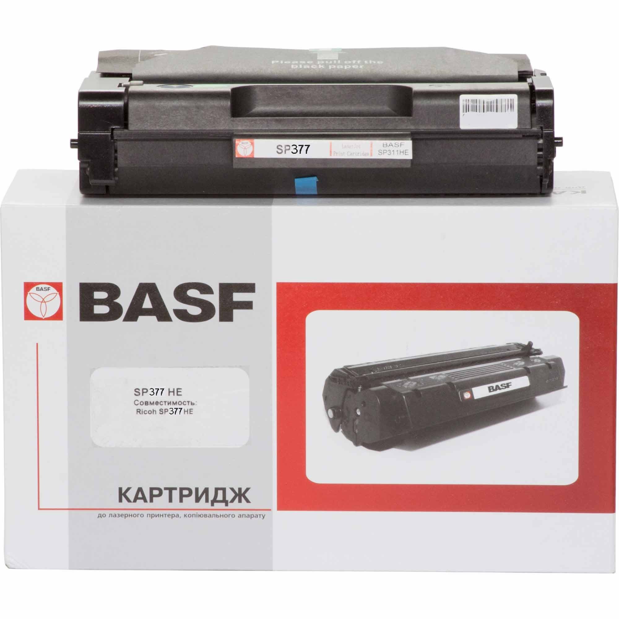 Картридж для Ricoh Aficio SP377 BASF SP-377HE Black BASF-KT-SP377HE ...