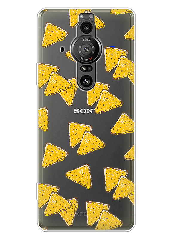 Прозрачный силиконовый чехол iSwag для Sony Xperia Pro-I с рисунком ...