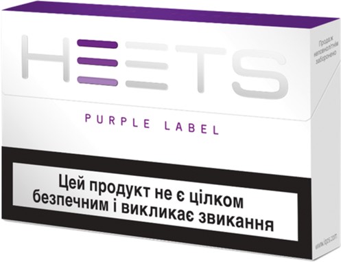 Пачка стиков для нагревания табака HEETS Purple Label ТВЕН ...