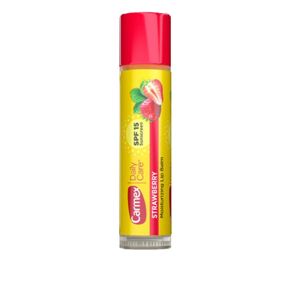 Бальзам для губ у стіку полуниця Carmex Moisturizing Lip Balm ...