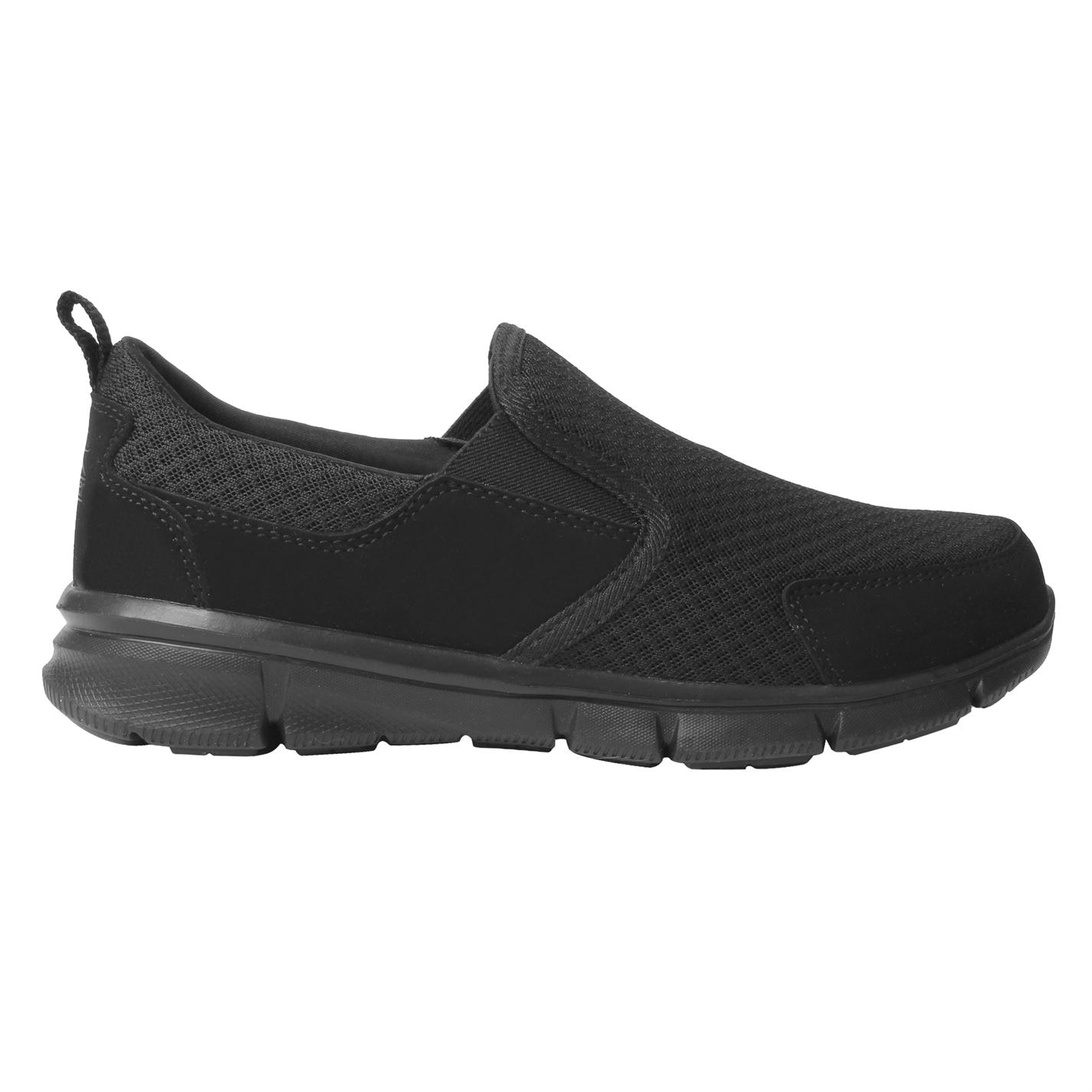 Кроссовки Slazenger Zeal Slip On Trainers Mens 41 (255 мм) Black/Black ...