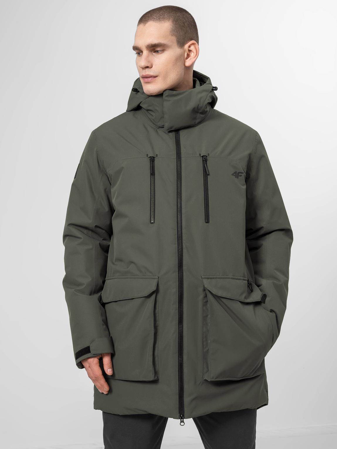 Куртка 4F H4Z22-KUM001-44S L Olive (5903609309541) – в интернет ...