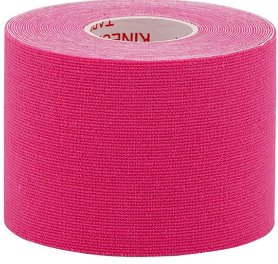 Кінезіо Тейп Kinesiology Tape 5см х 5м эластичный пластырь розовый ...