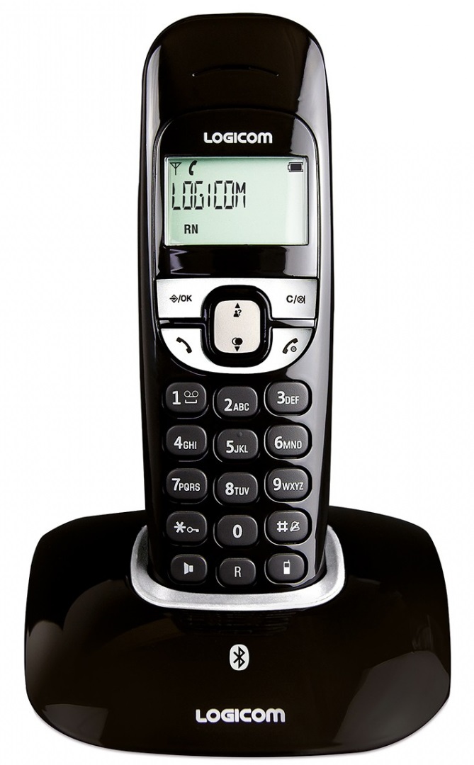 Стаціонарний бездротовий телефон Logicom Soly 150 Чорний – низькі ціни ...