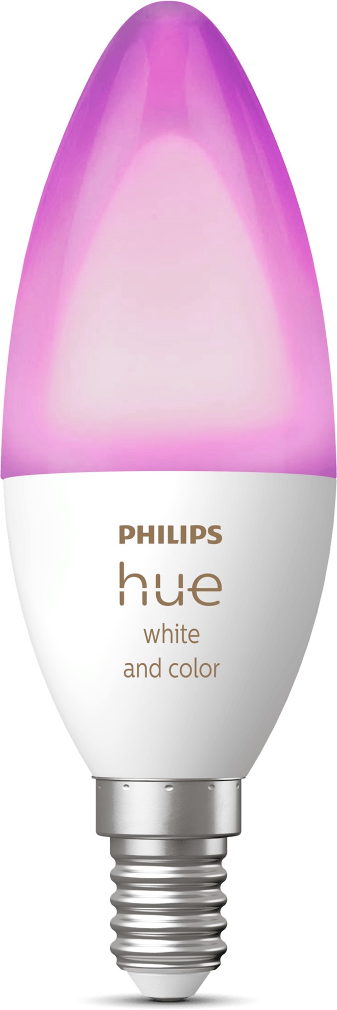 Лампа умная Philips Hue E14, 5.3W(40Вт), 2000K-6500K, RGB, ZigBee ...