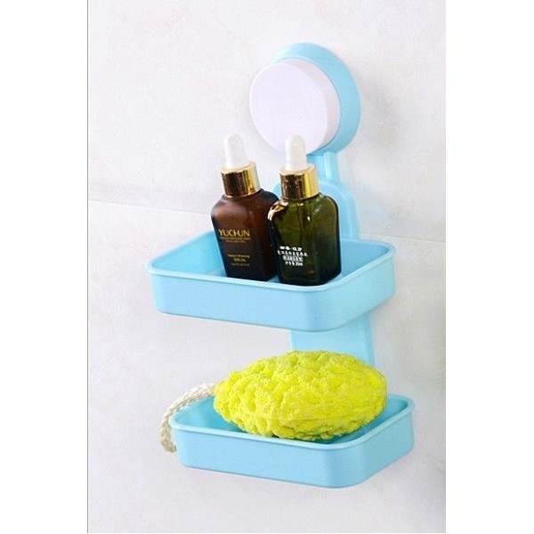 Мыльница на присоске в душ или в ванну Soap Box Double Layer – фото ...