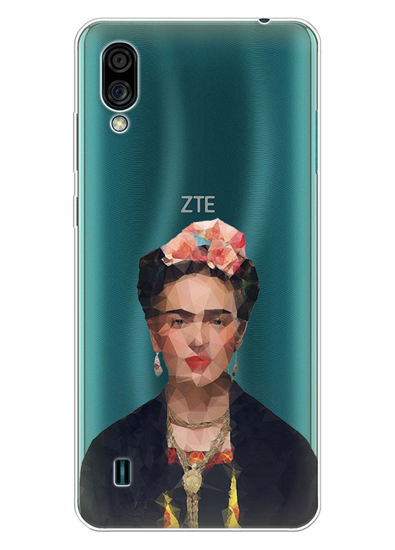 Прозорий силіконовий чохол iSwag для ZTE Blade A51 Lite з малюнком ...