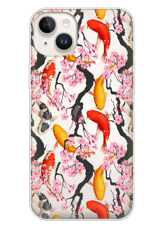 Прозорий силіконовий чохол iSwag для Apple iPhone 14 Plus - Японські ...