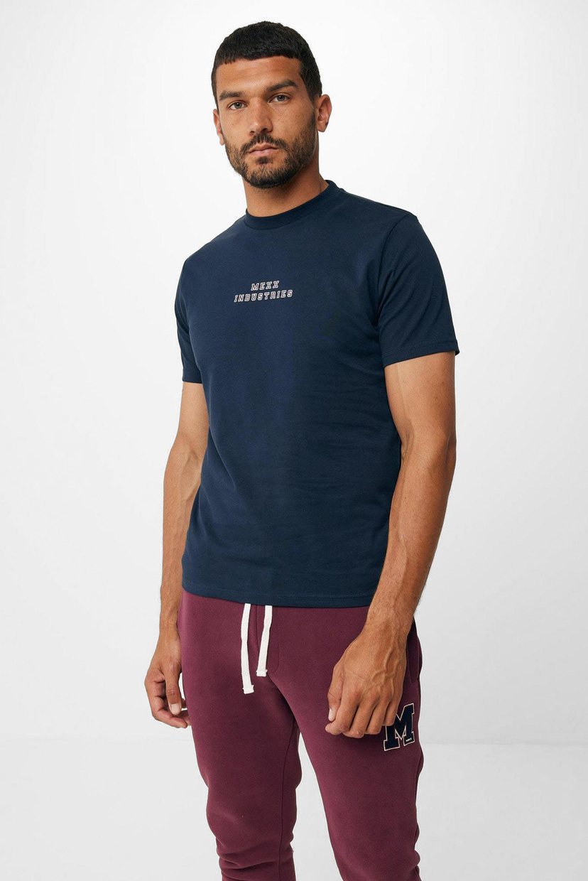 Мужская темно-синяя футболка Crewneck Mexx M TU21100026M – в интернет ...
