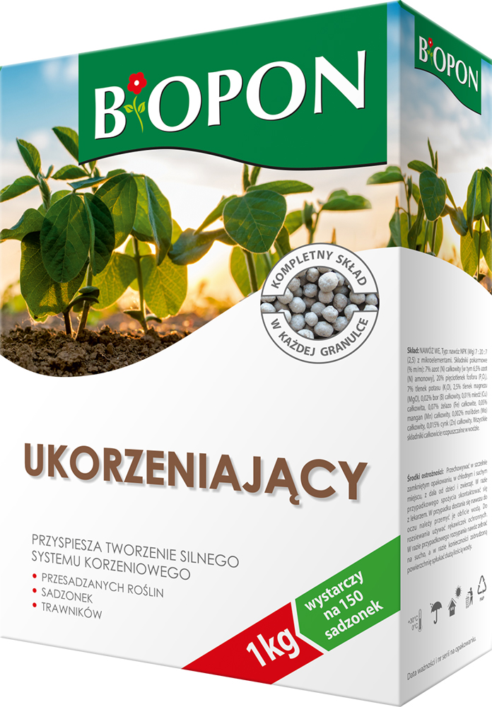 Укорінювач для рослин BIOPON 1 кг (5904517025035) – фото, відгуки ...