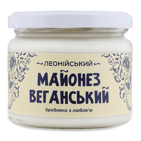 Веганский майонез Леонійський 67% 250г – купить в интернет-магазине ...