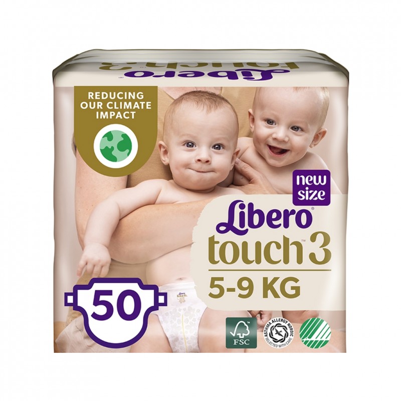 Подгузник Libero Touch 3 5-9 кг 50 шт. (7322541070834) – фото, отзывы ...