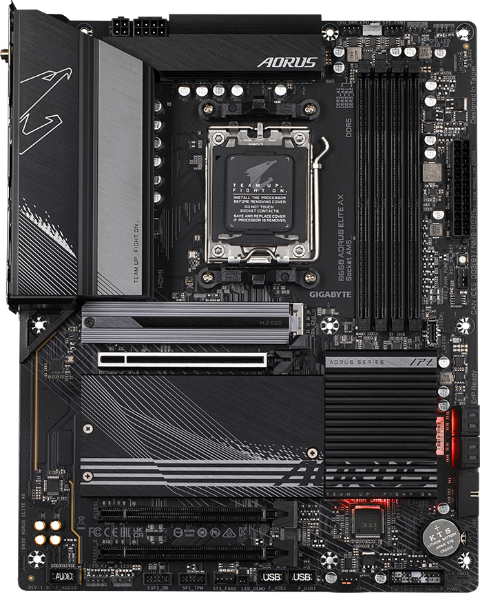 Материнська плата Gigabyte B650 Aorus Elite AX (sAM5, AMD B650, PCI ...