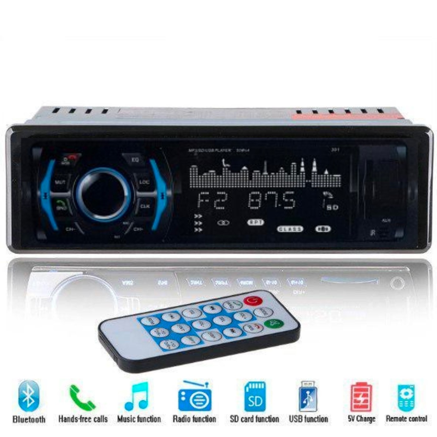 Автомагнитола мощная с чистым звуком JSD-520BT С USB И BLUETOOTH Ave ...