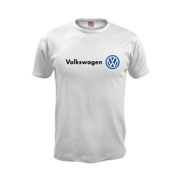 Футболка мужская c лого и надписью Volkswagen белая, размер 2XL от ...