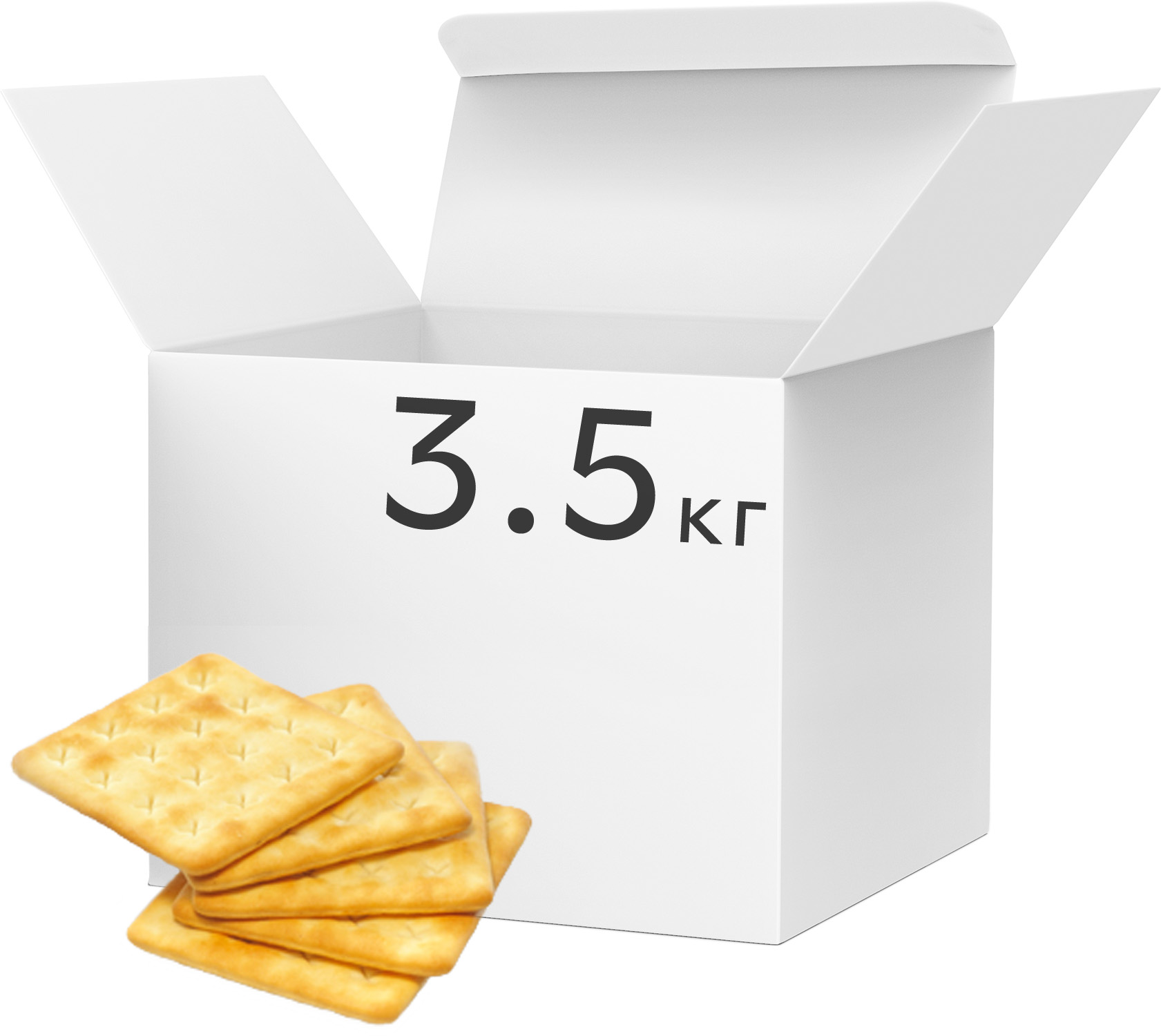 Печенье Грона Крем-крекер 3.5 кг (4820156631028) – ROZETKA. Купить ...