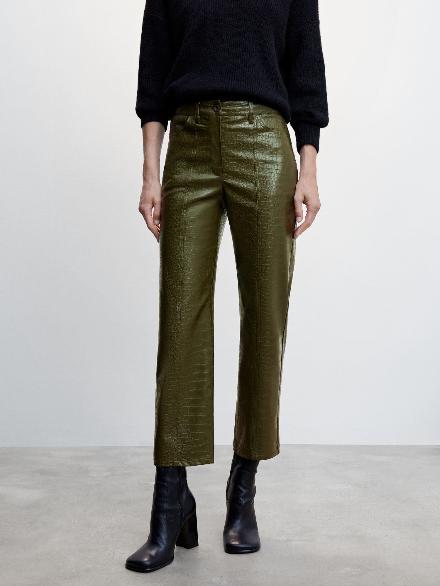 Штани жіночі Mango Croco 37097702-37 34 (8445791109952) – в інтернет ...