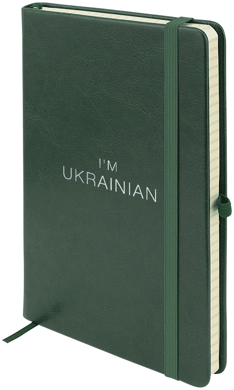 Книга записная Axent Partner Lux 125х195 мм 96 листов клетка зеленая ...
