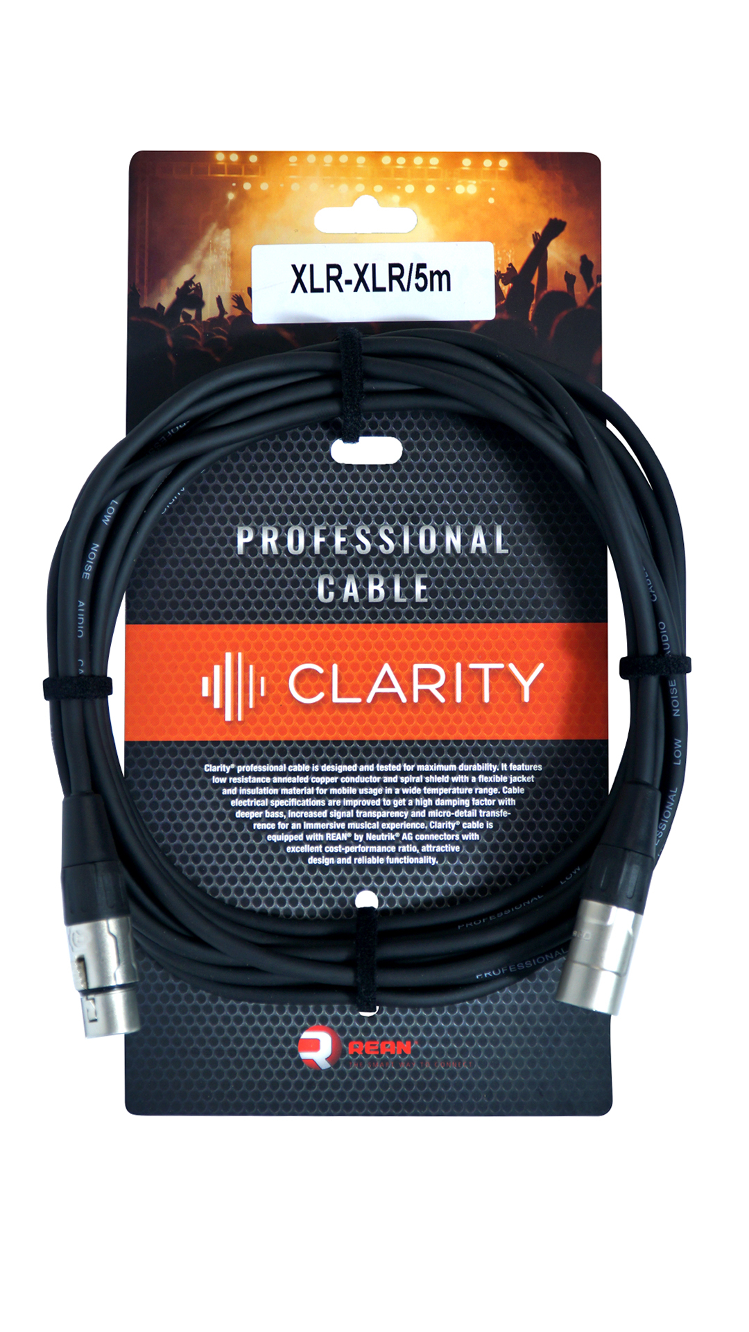 Кабель Clarity XLR-XLR PRO 5m – фото, відгуки, характеристики в ...