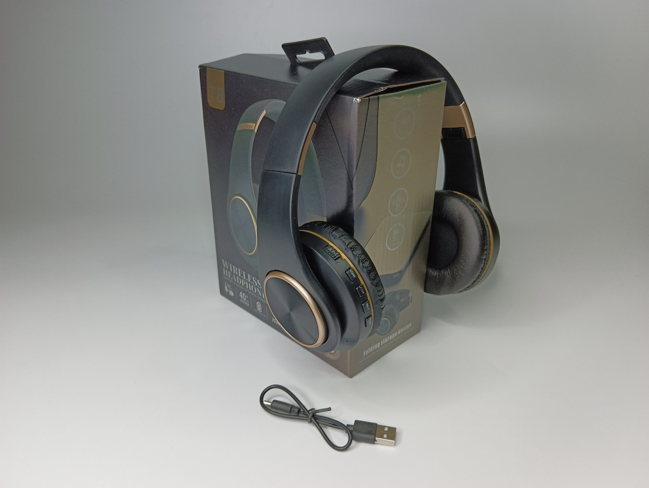 Накладные Беспроводные Bluetooth Наушники Witeless Headphone T8 Стерео ...