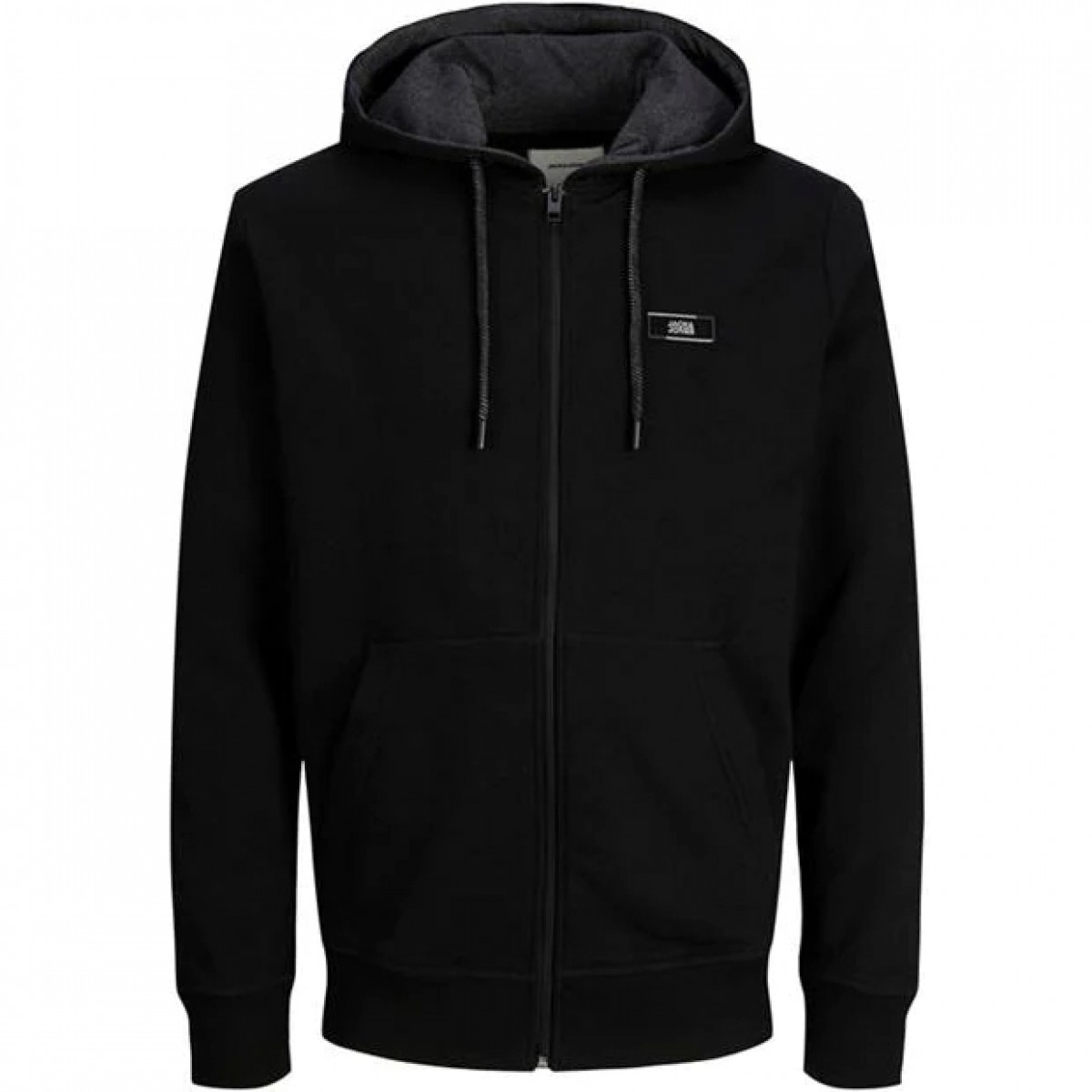 Худи Jack and Jones Direct Zip Black, S (44) (11725846) от продавца: FR ...