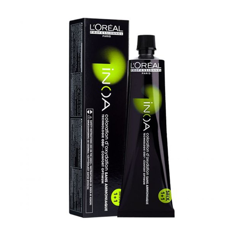 Стійка фарба для волосся без аміаку L'Oreal Professionnel INOA 8.12 ...